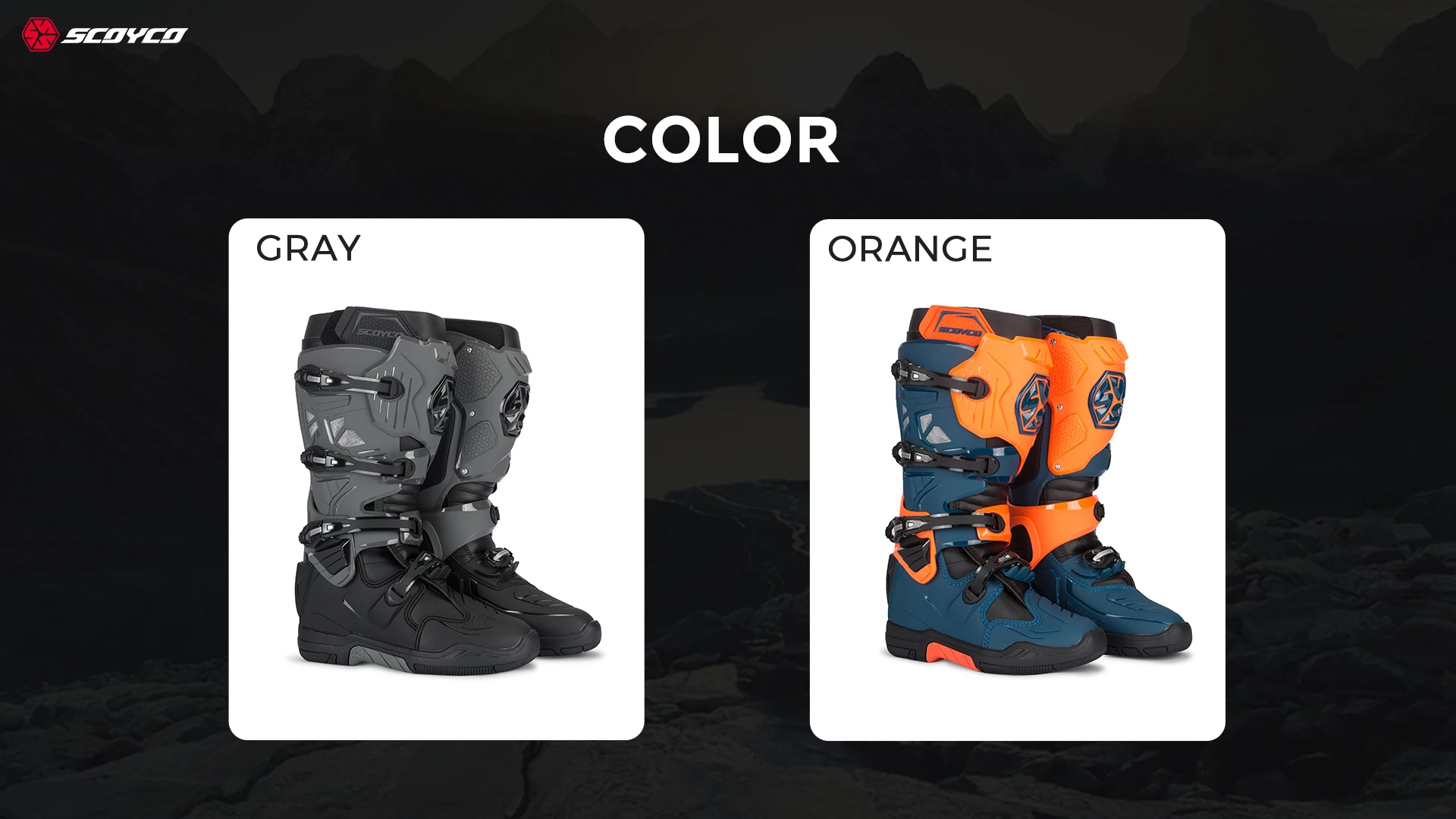 Scoyco Enduro Motocross Motorcycle Accessories - Trail Boots