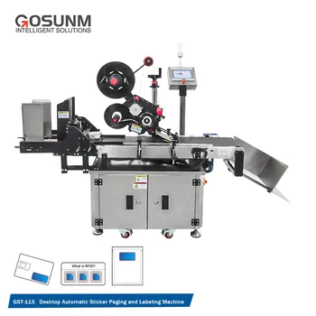 Automatic Label Applicator Machine Adhesive Sticker Flat Labeling ...