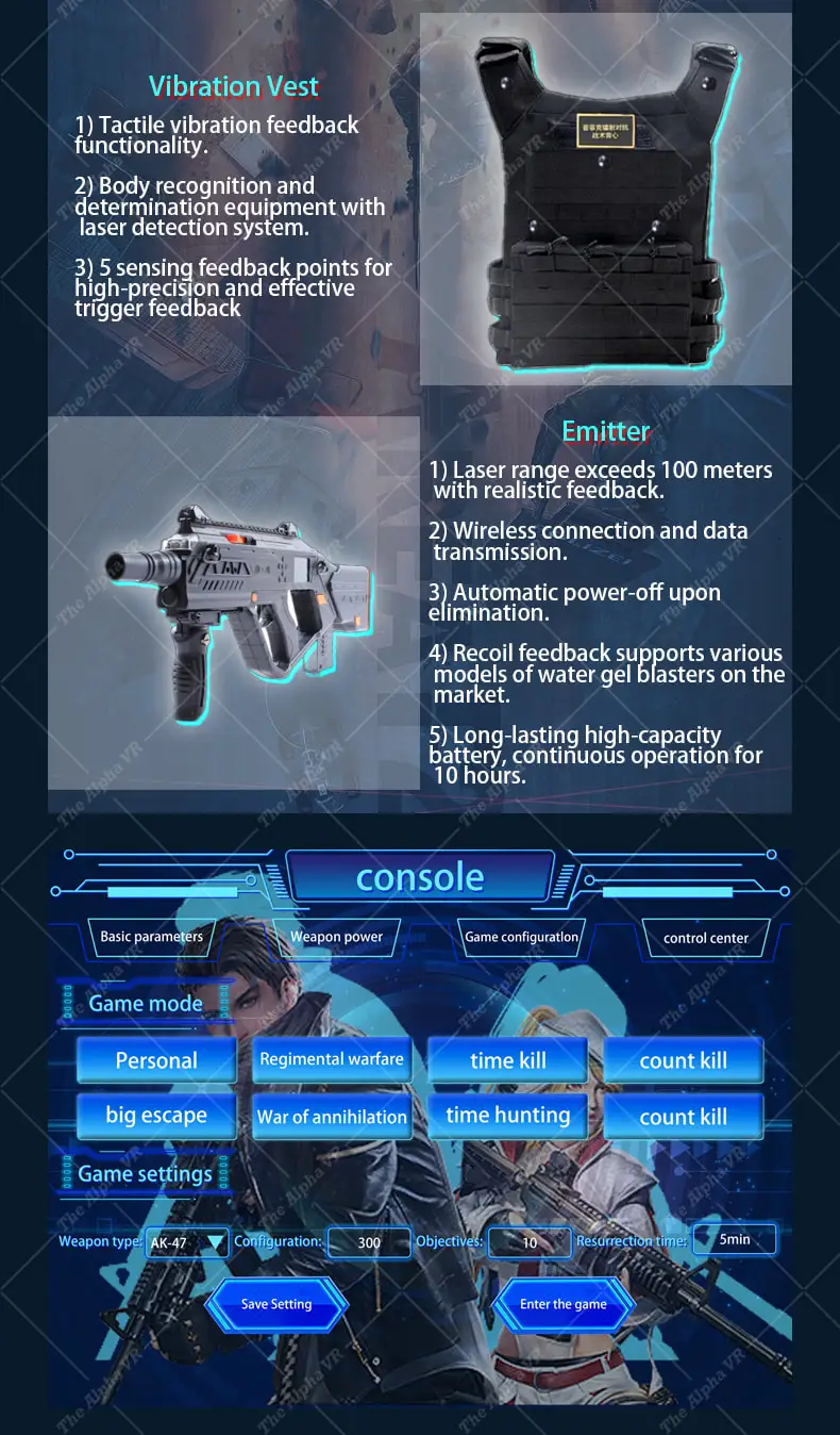 Professional Laser Tag Arena - XCW CS Laser Tag Game