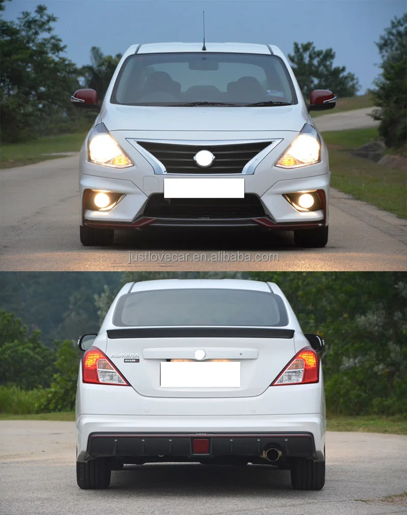 Nismo Body Kit for 2011-2016 Nissan Sunny Almera - Front & Rear Bumper ...