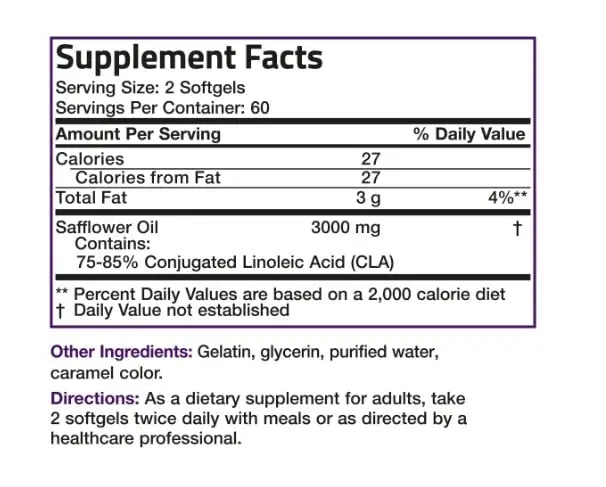 Cla Capsules 3000 Lean Muscle Mass Sport Supplement Cla Softgel Capsule ...
