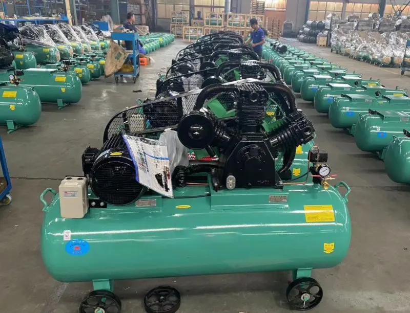 7.5kw 10hp 8bar 300l Air Tank Belt Driven Air Compressor Industrial Belt Driven Piston ...