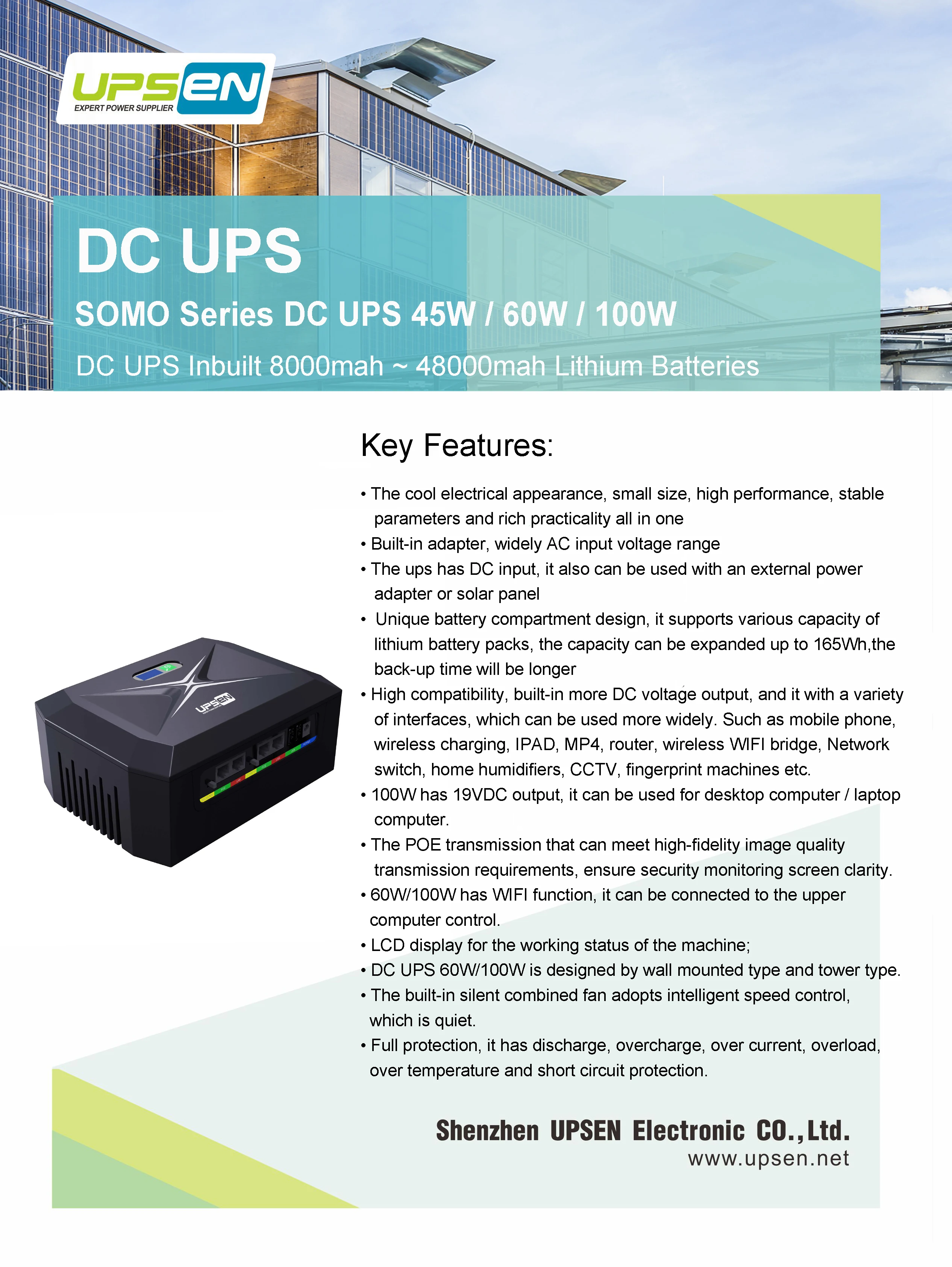 Mini UPS 45W - Reliable Power for Laptop and IPAD