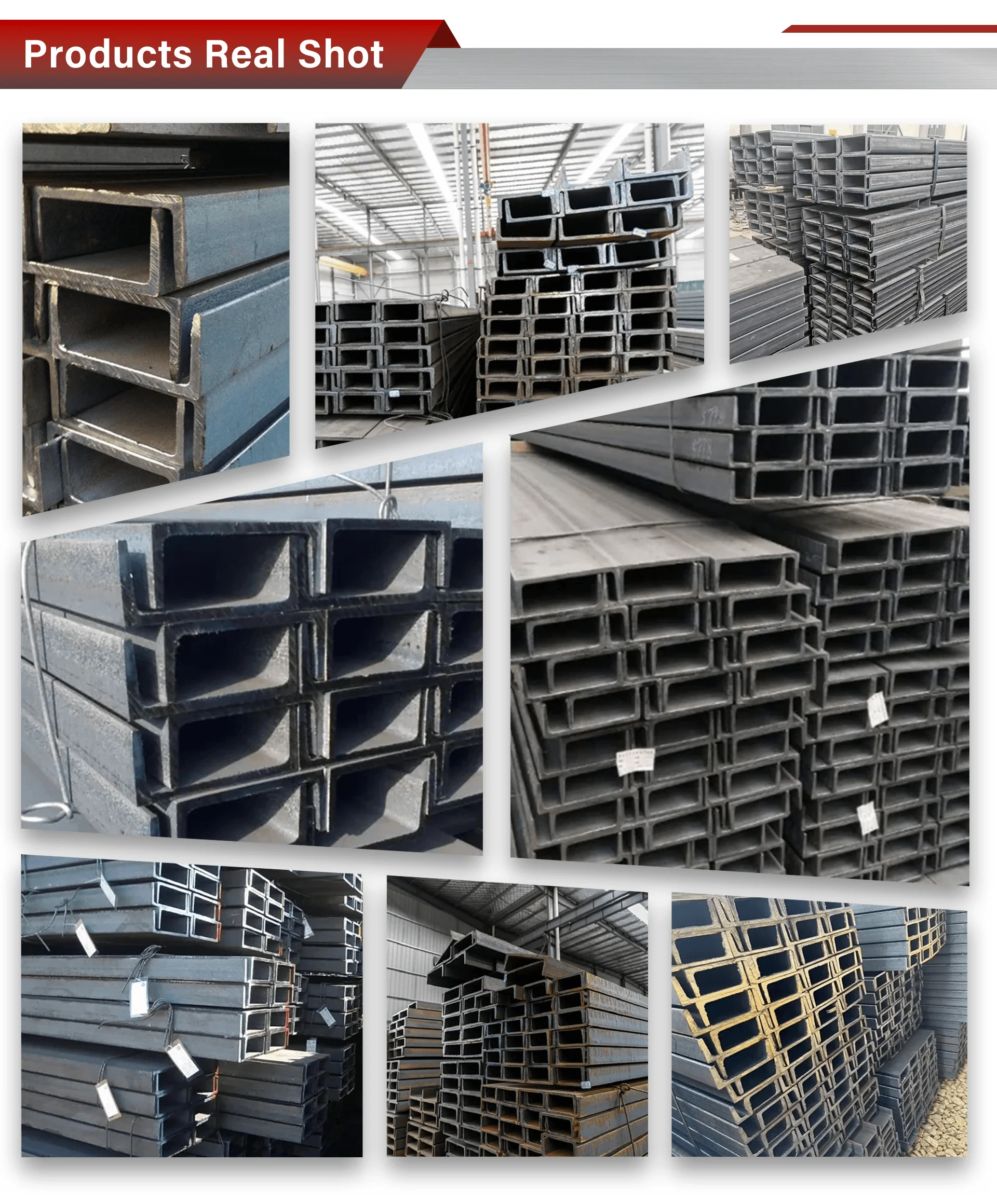 Factory Direct Sale Q195 Carbon Steel Profiles C Channel & U Channel ...