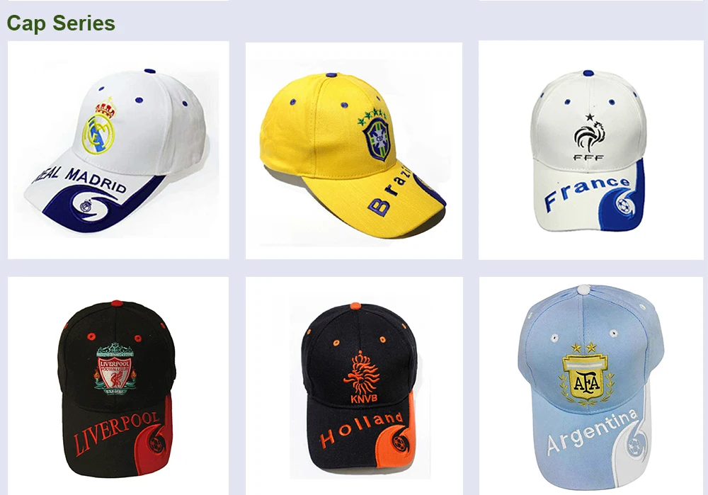 Iso Bsci Factory Eco Friendly Custom Accessories Football Fans Hat ...