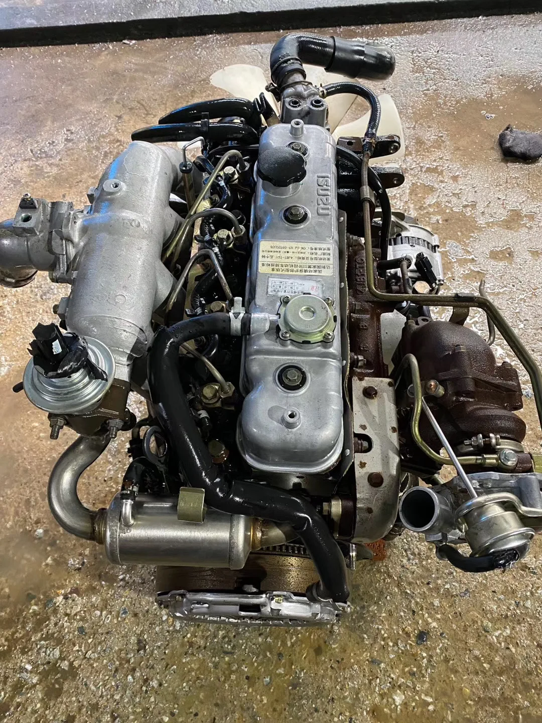 Japanese Low Mileage Isuzus 4KH1 Used Genuine Engine 4kh1 4kh1t ...