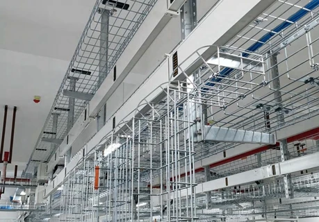 Vichnet HDG Wire Mesh Cable Tray Installation Support
