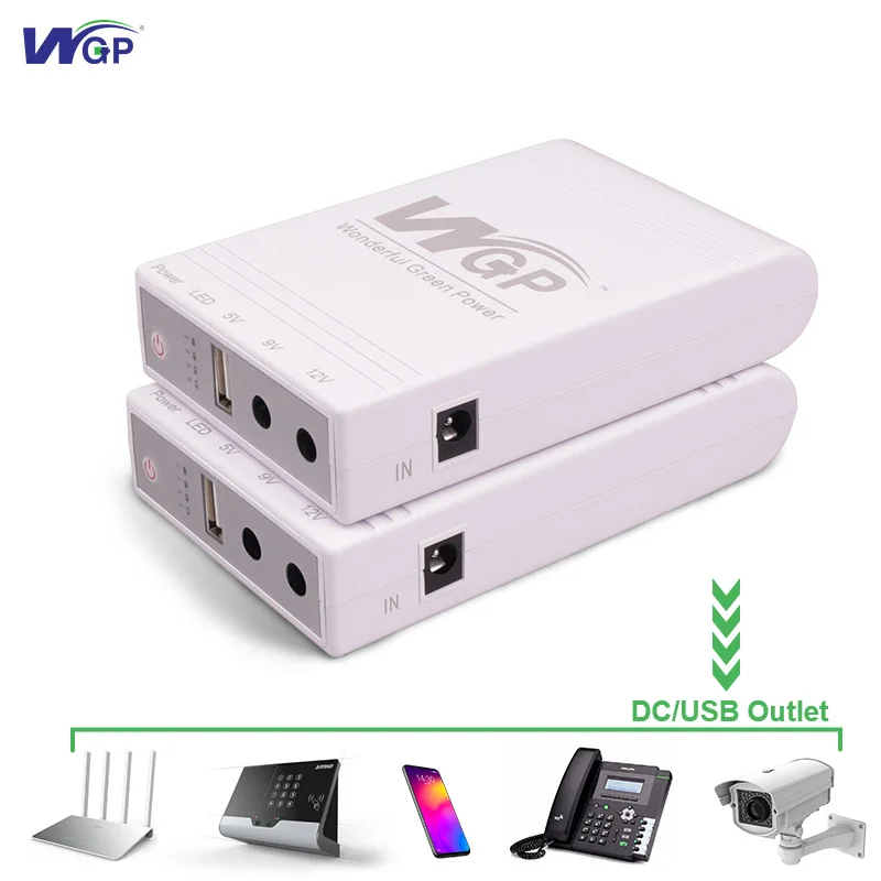 Wgp Mini Ups Dc 5v 9v 12v Mini Ups For Wifi Router Modem Cctv Camera ...