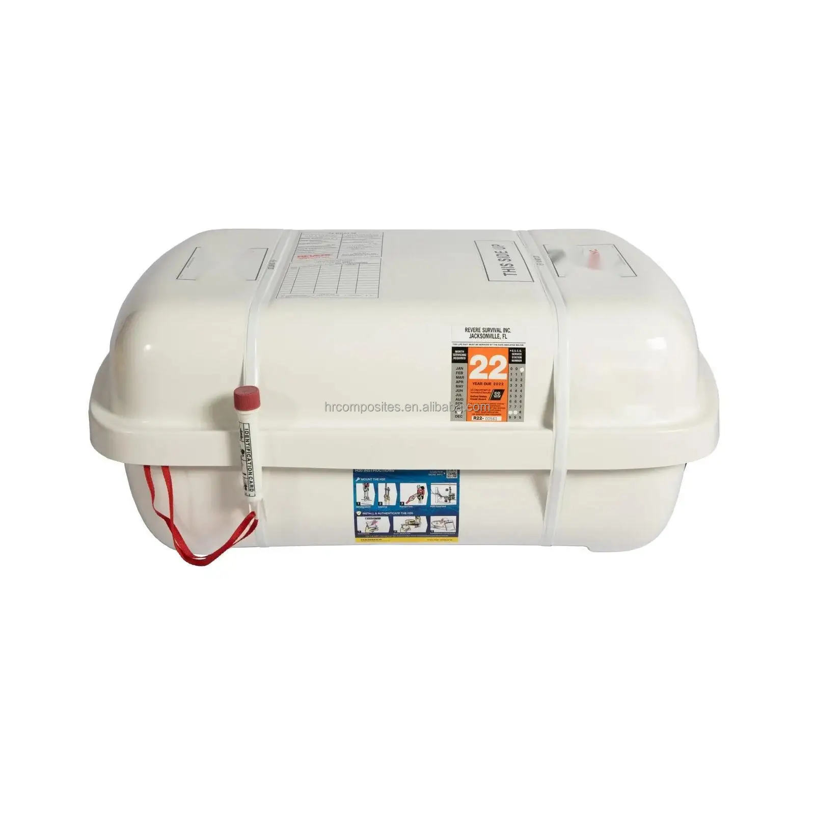 Factory Custom Fiber Glass Life Raft Box Frp Life Raft Container Rtm ...