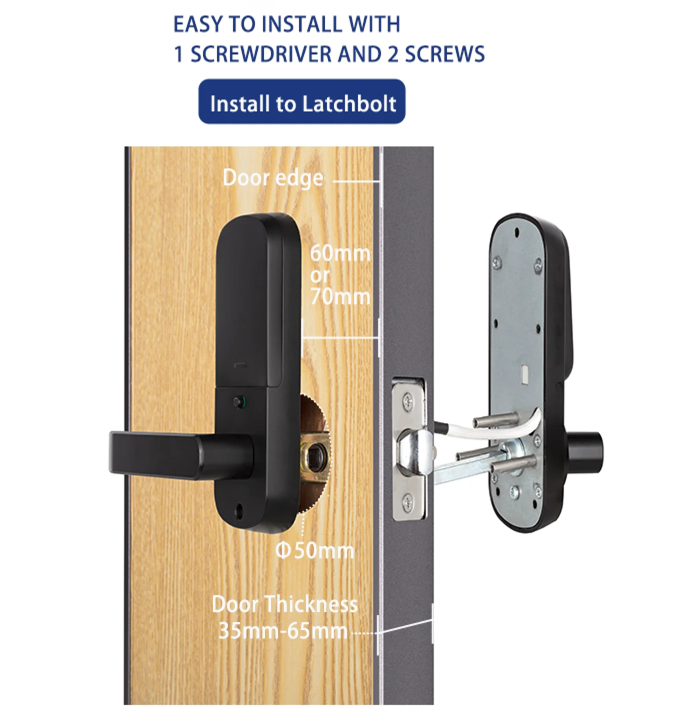 Wifi Smart Digital Lock Keyless Deadbolt Lock Serraduras Digitales ...