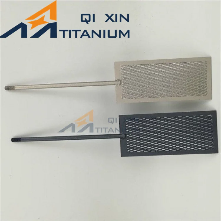 7 Plate Platinum Coated Titanium Electrodes for Alkaline Electrolysis ...