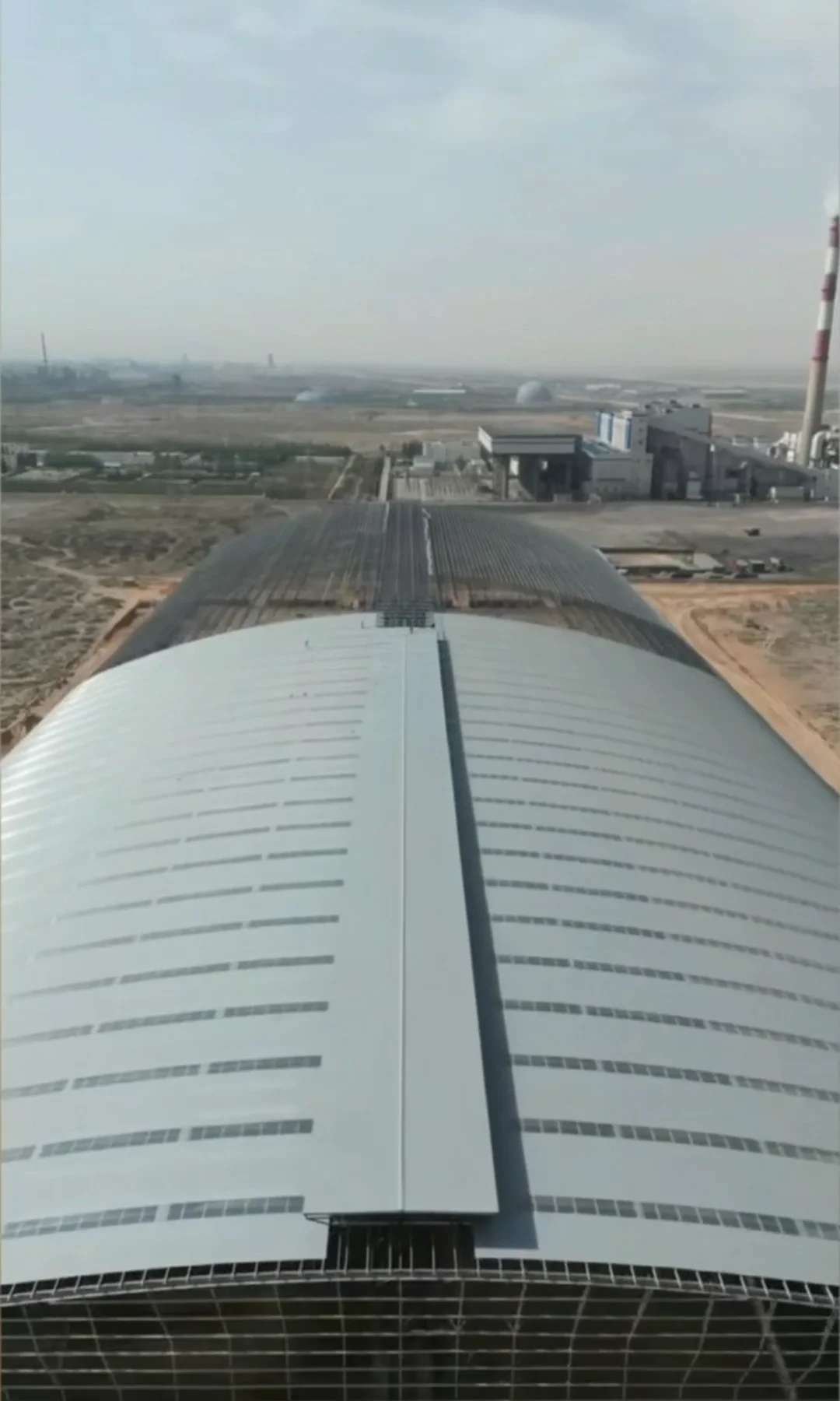 Prefab Space Frame Curved Arch Roof Steel Construction Barrel Vault ...