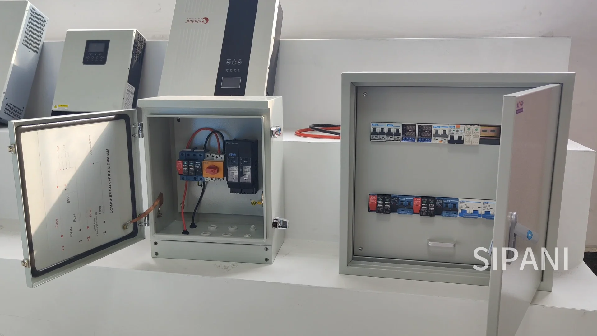 Ac Dual Power Distribution Box 63a 2p Household Solar Panel Energy ...