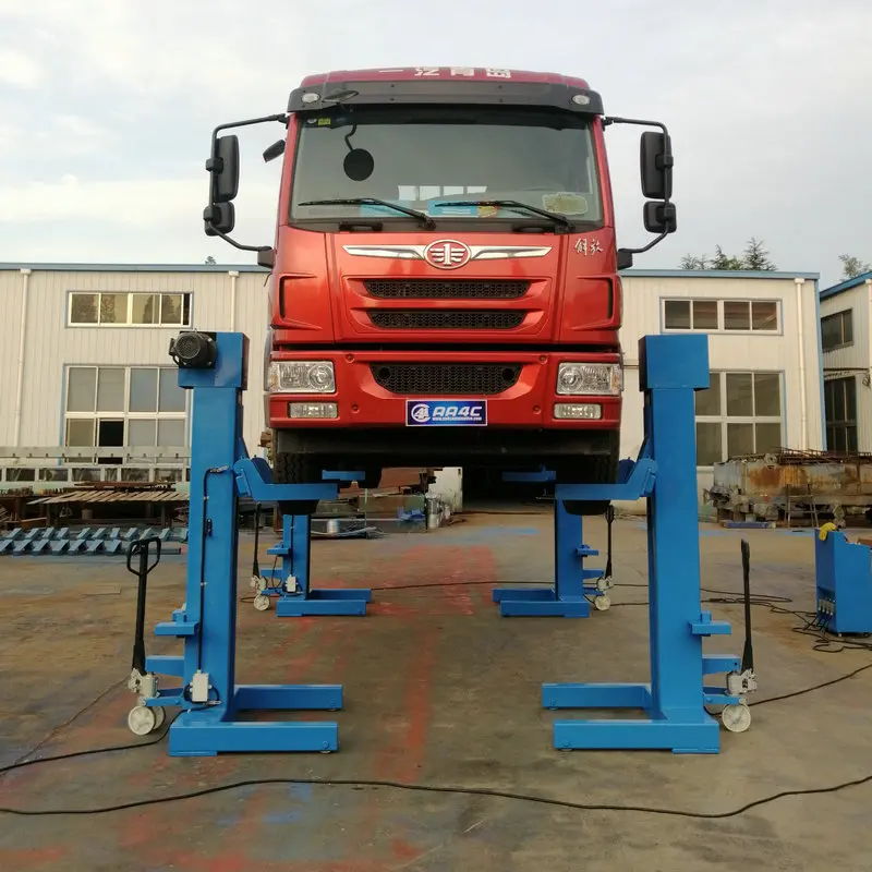 4 Post Heavy Duty Mobile Column Lifts Hydraulic Four Post Heavy Duty ...