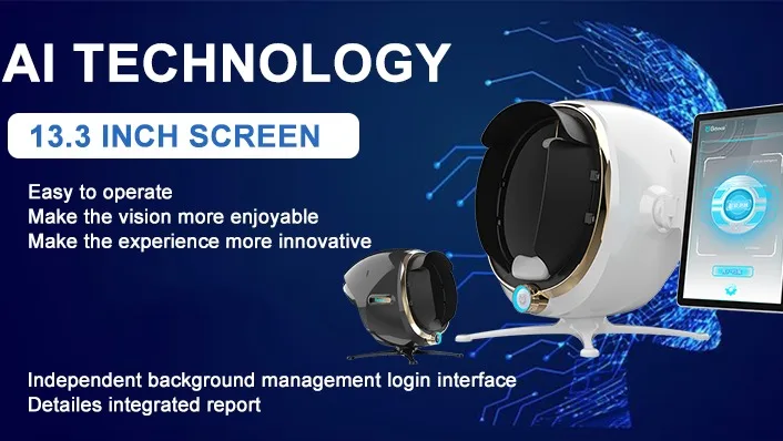 2024 Portable 3d Skin Analysis Machine Facial Uv Lcd Wifi Skin Lamp ...
