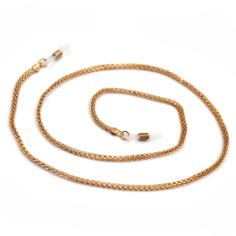 Wholesale Gold Glasses Chain Necklace Sunglasses Straps Lanyard Face Masking Chain Buy Gold