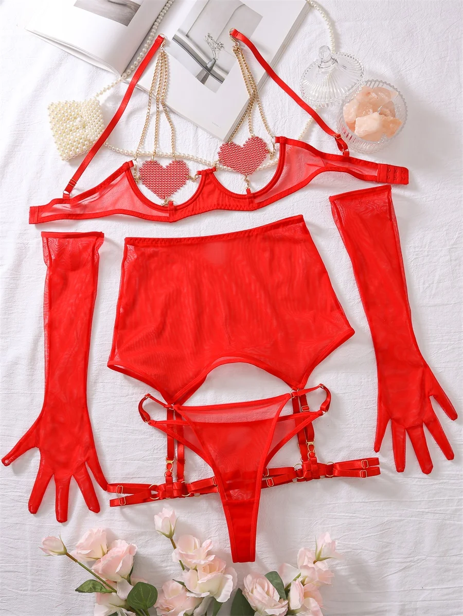 Ladies Intimates Open Bra Night Outfit Women Love Underwear Fantasy ...