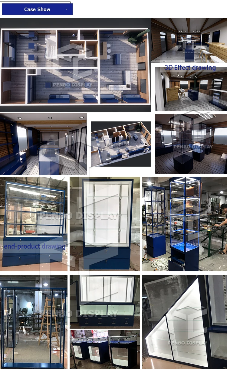 Commercial Smoke Shop Display Tobacco Store Decoration Design Stand ...