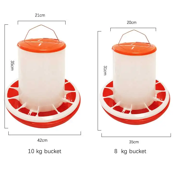 1.5KG Poultry Troughs - Durable Chicken Feeders for Farms
