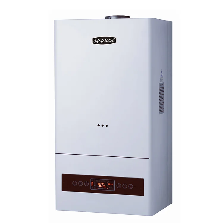 24KW Pulse Automatic Ignition Gas Wall-Hung Boiler Hot Water Heater ...