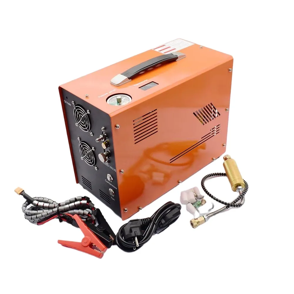 pcp compressor pcp 12v 4500 psi 300 Bar 30mpa Scuba Diving Breathing Air Rfiles 12v/220v PCC Air ...