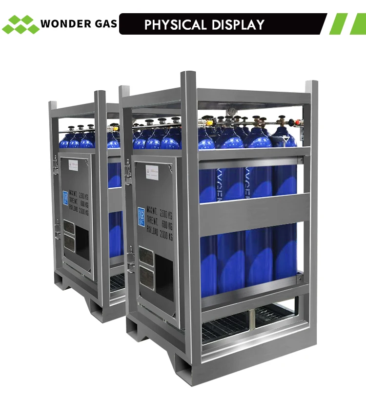Industrial Oxygen/nitrogen/co2 Cylinder Rack for Offshore