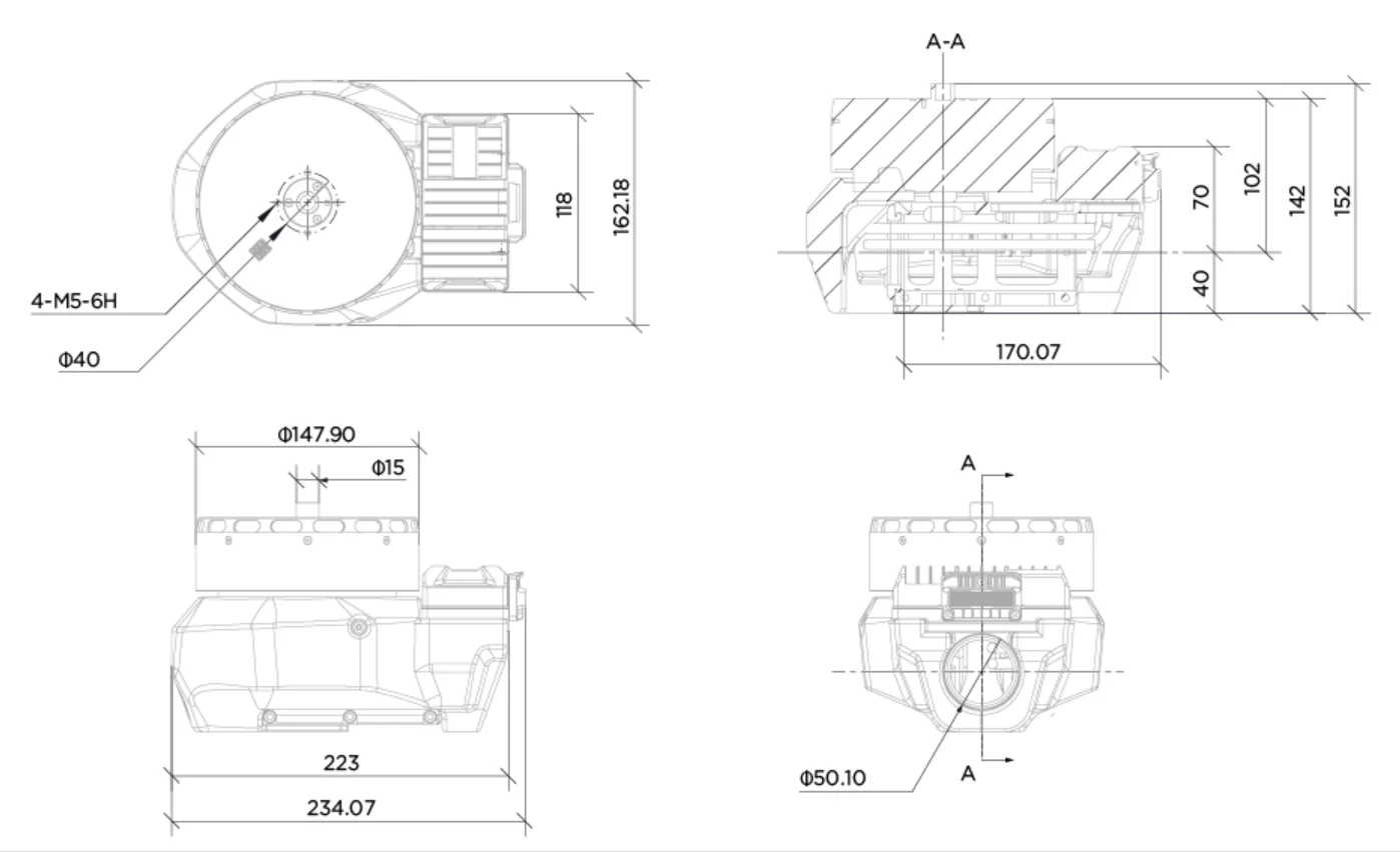 Hobbywing X13 Motor - 8KW Waterproof Brushless Motor for Uavs