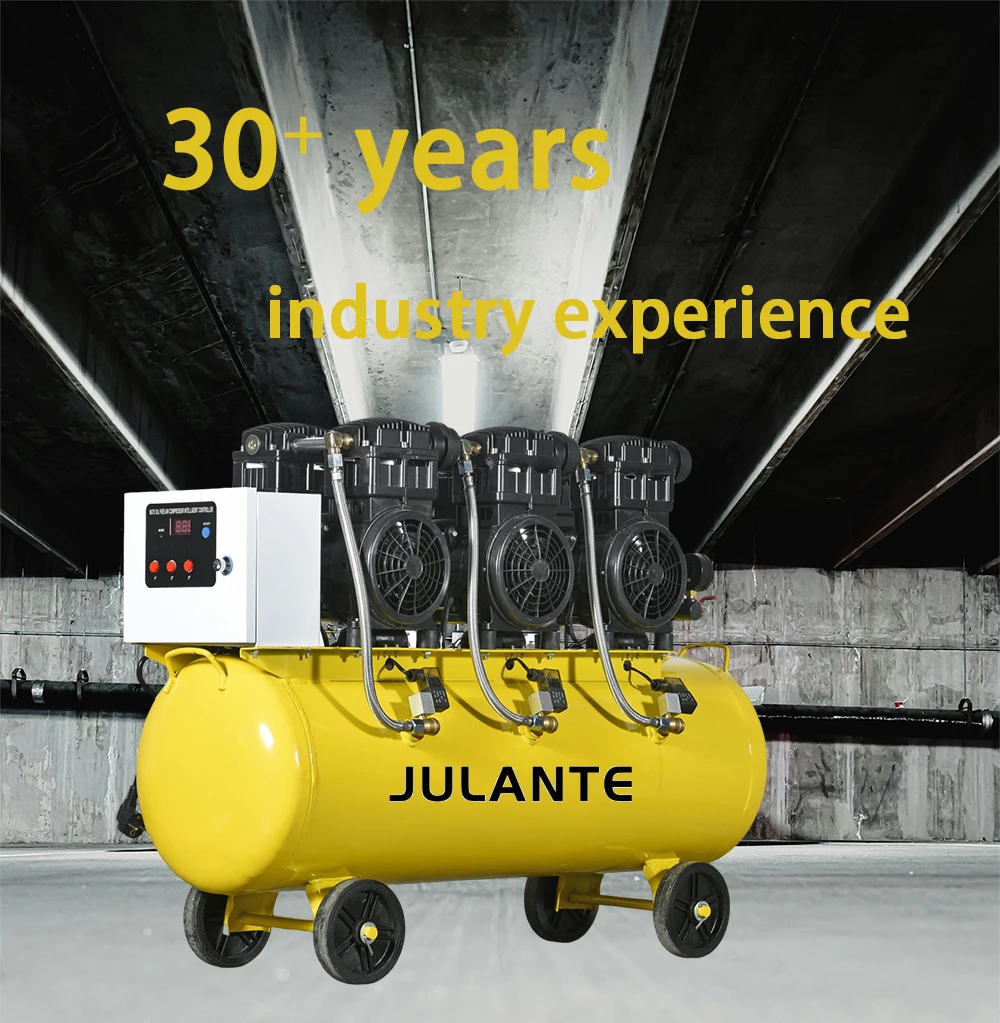 1400RPM Oil Free Portable Industrial Compressors Machine 0.75HP 550W ...