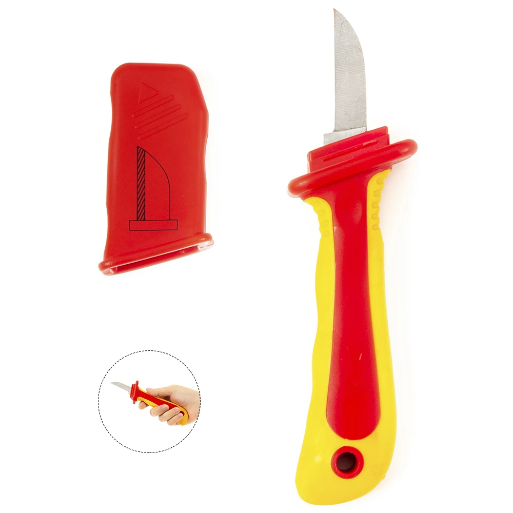 Straight 1,000v Insulated Cable Cutter Vde Knife Electrical Electrician ...