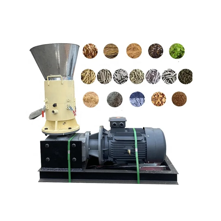 Animal Feed Alfalfa Pelletizer Machine Biomass Fuel Wood Pellet Making ...