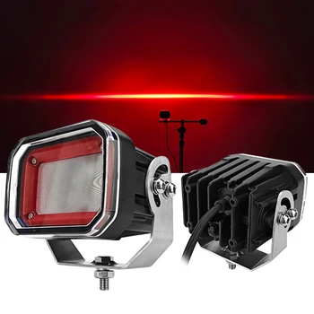 60w Forklift Led Warning Light Linear Light Red/green Safety Area ...