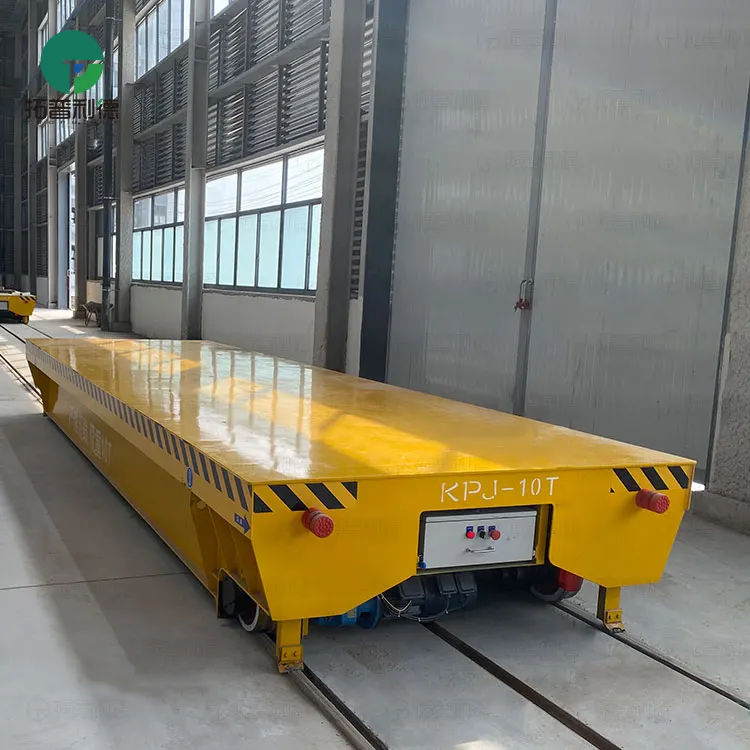 Cotton Factory Heavy Duty Platform Transport Car Conductor Rail ...