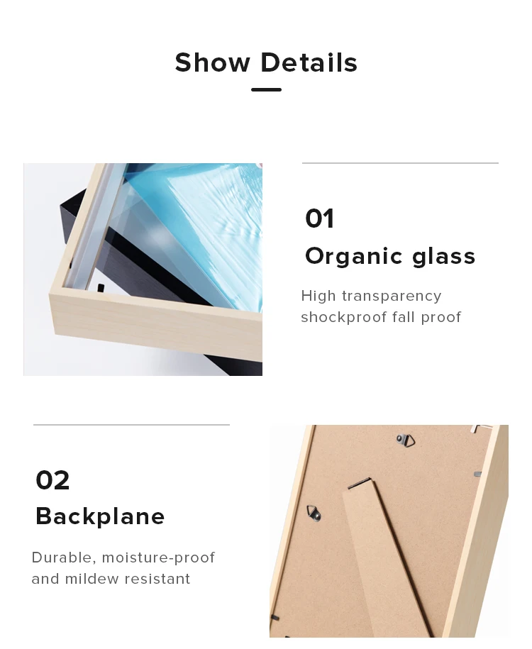 3d Deep 8x8 Shadow Box 9x9 10x10 12x12 Shadow Box Frame - Buy Shadow ...