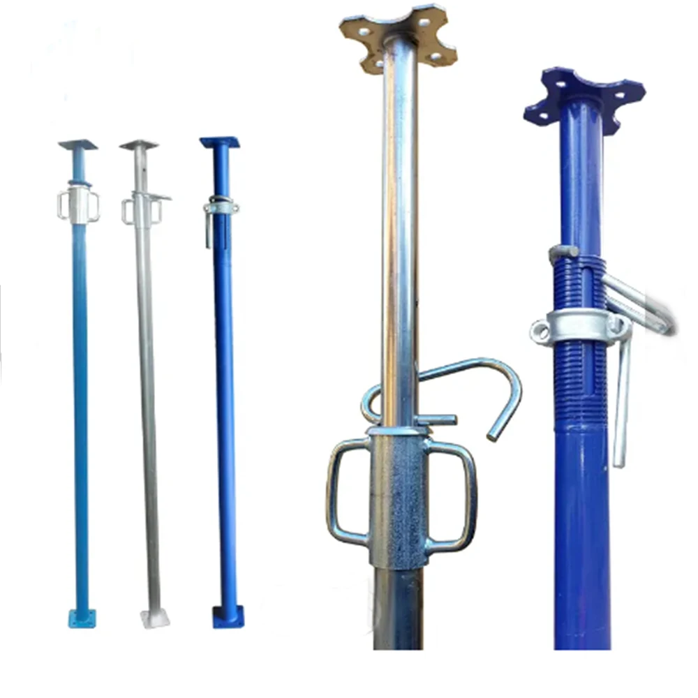 Adjustable Scaffold Shoring Prop Steel Pole Scaffolding Prop Telescopic ...