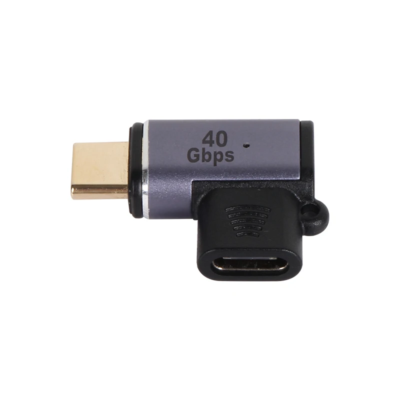 Vcom Magnetic Adapter Usb4 Type C To C 90 Degrees Right Angle Usb-c Connecter Power Charge Data ...