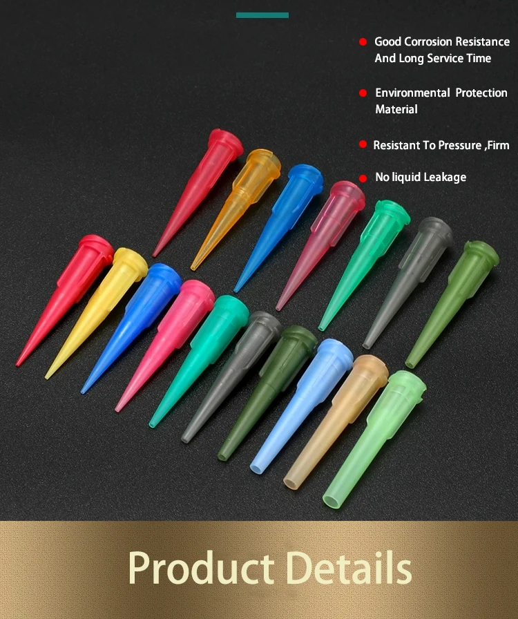 Disposable All Plastic Dispensing Tip Tt 14g 16g 18g Oblique Type ...