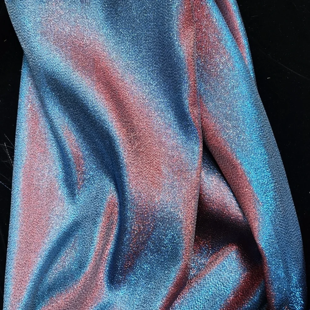 Lurex Fabric 2 Colors Tone Metallic Yarn Dyed Lame Fabric