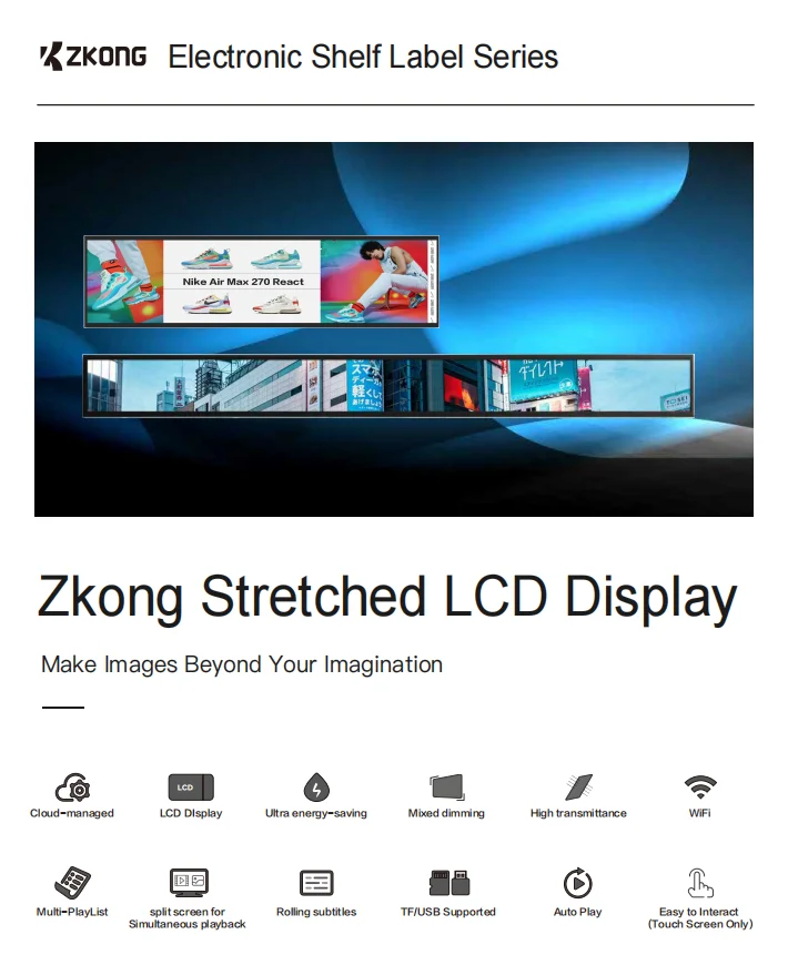 Smart Shelf Led Screen Advertising Digital Signage and Displays for ...
