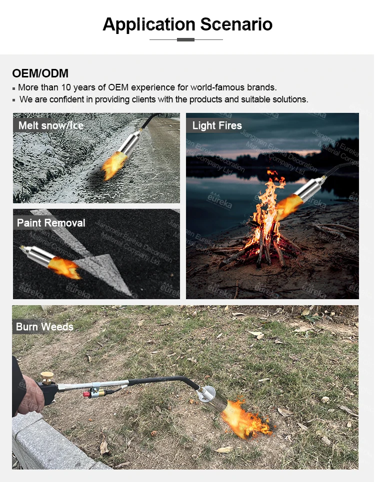 Butane Gas Torch Weed Burner Blowtorch Weed Burner Garden Torch - Buy ...