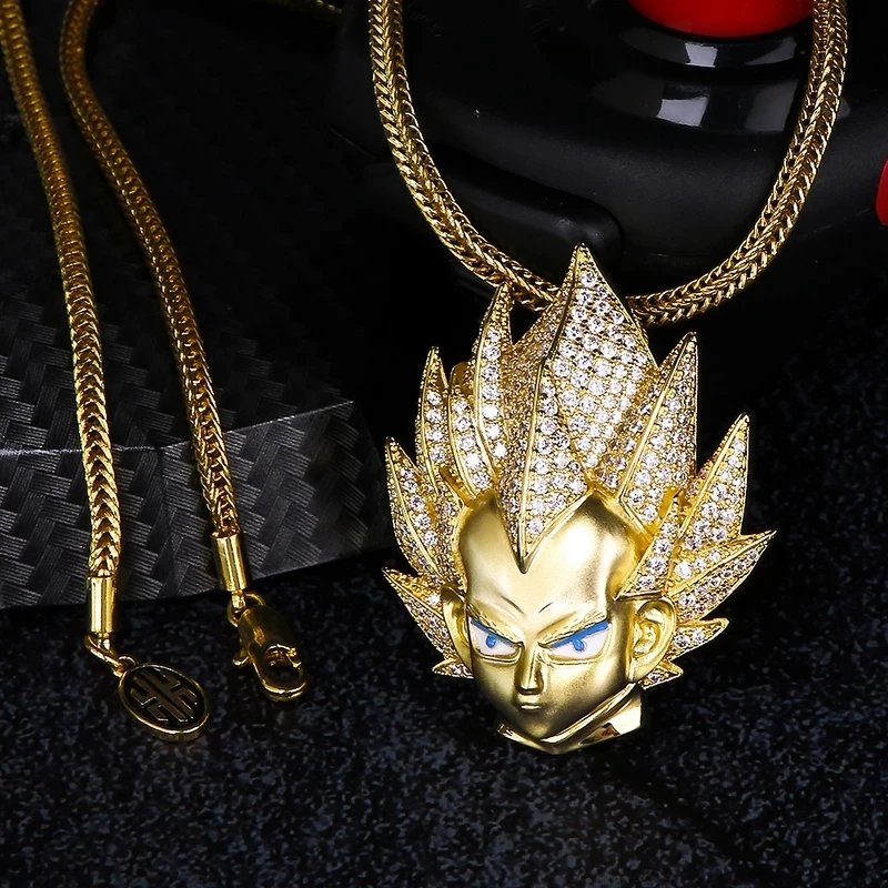Iced out dragon ball z pendant store