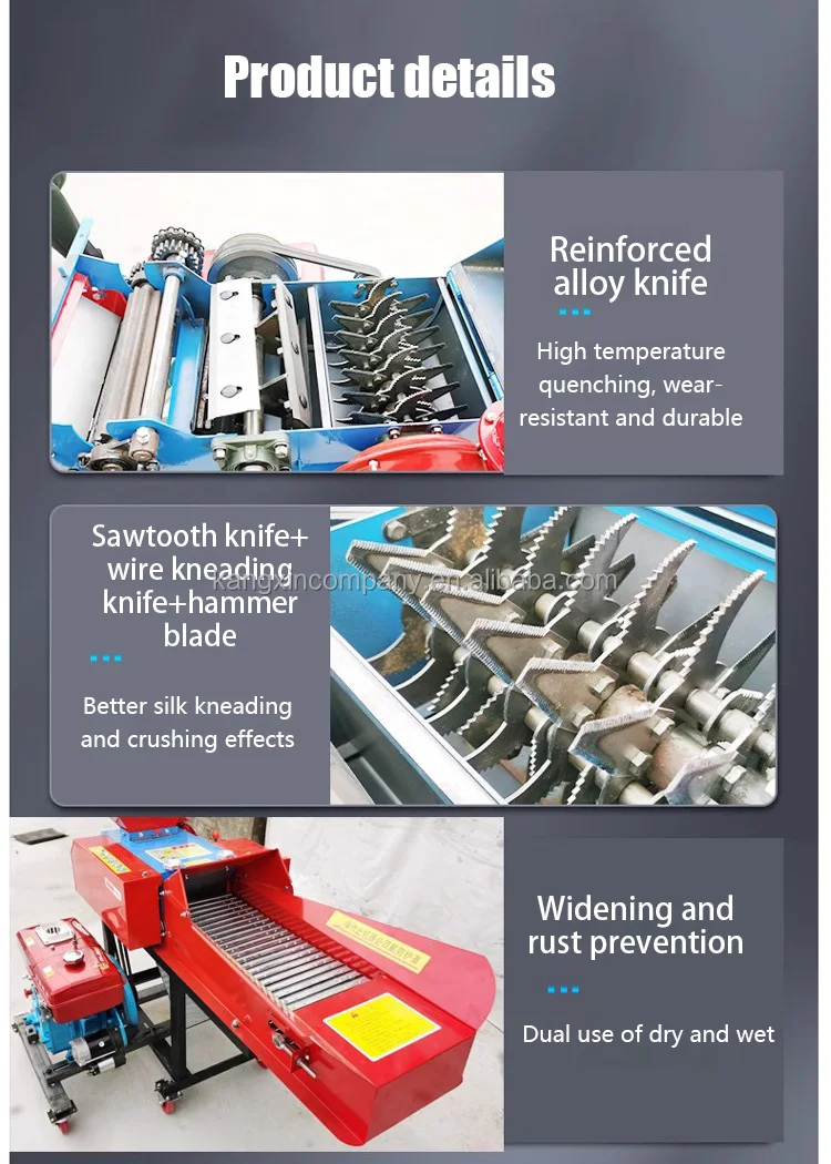 Multifunctional Chaff Silage Hay Cutter And Silk Kneading Poultry ...