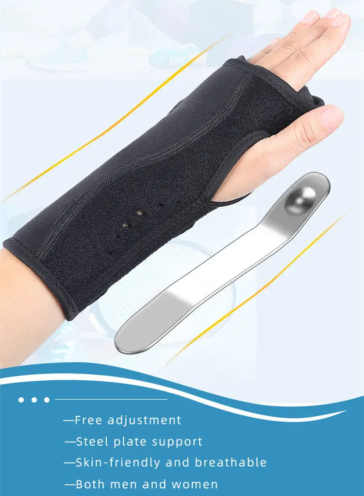 Carpal Tunnel Night Sleep Wrist Support Brace with Removable Splint ...