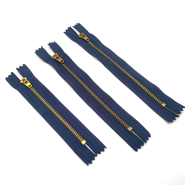 Semi-lock Close End Metal Zipper 5# - Sustainable & Durable