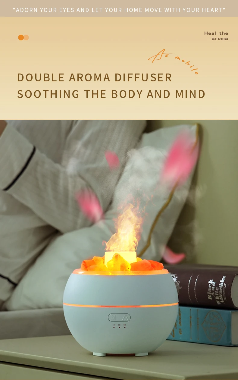 FUSMLI Aromatherapy USB Oil Humidifier - Portable & Fragrant