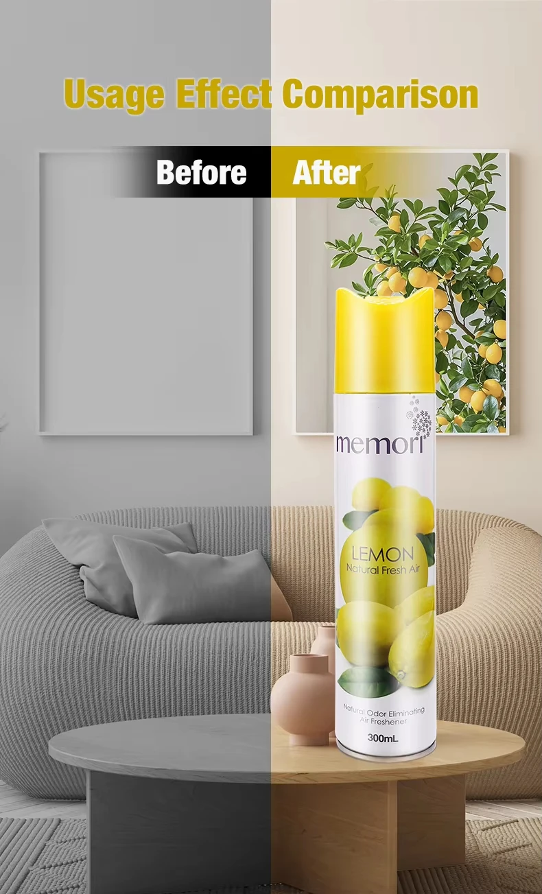 Sunny Citrus Fragrance Aerosol Air Freshener Spray Eco-Friendly for ...
