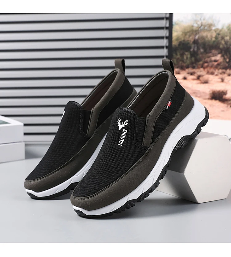 B-ym06 New Fashion Men's Trend Running Shoes Casual Slip-on Walking ...
