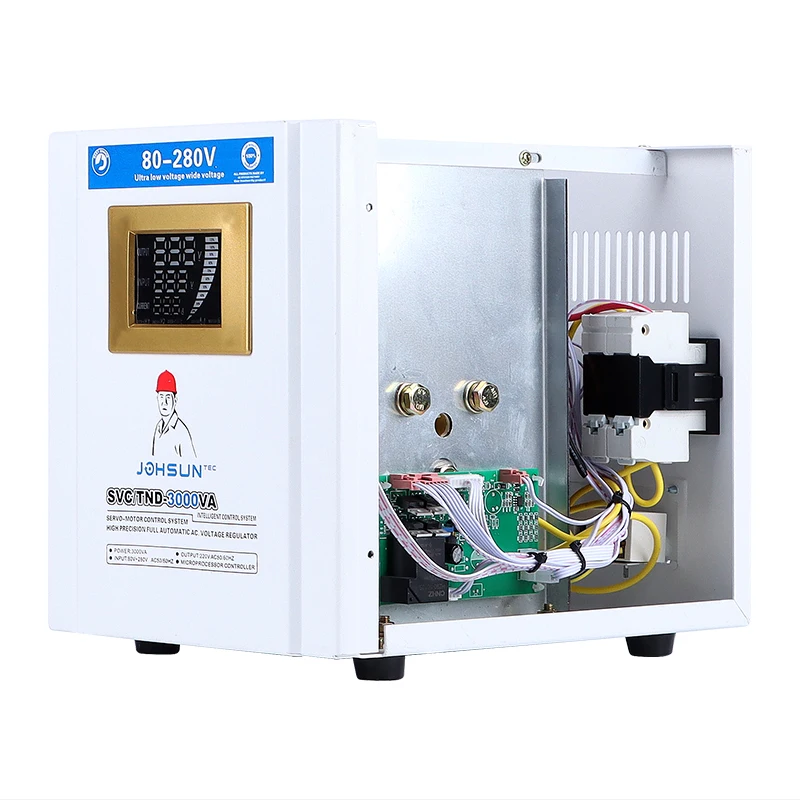 CPU control vertical single-phase automatic voltage regulator SCV-5KV ...