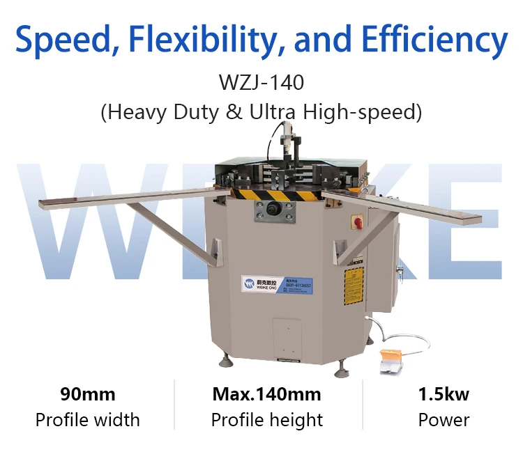 Weike Cnc Single Head Corner Crimping Machine For Aluminum Profile ...