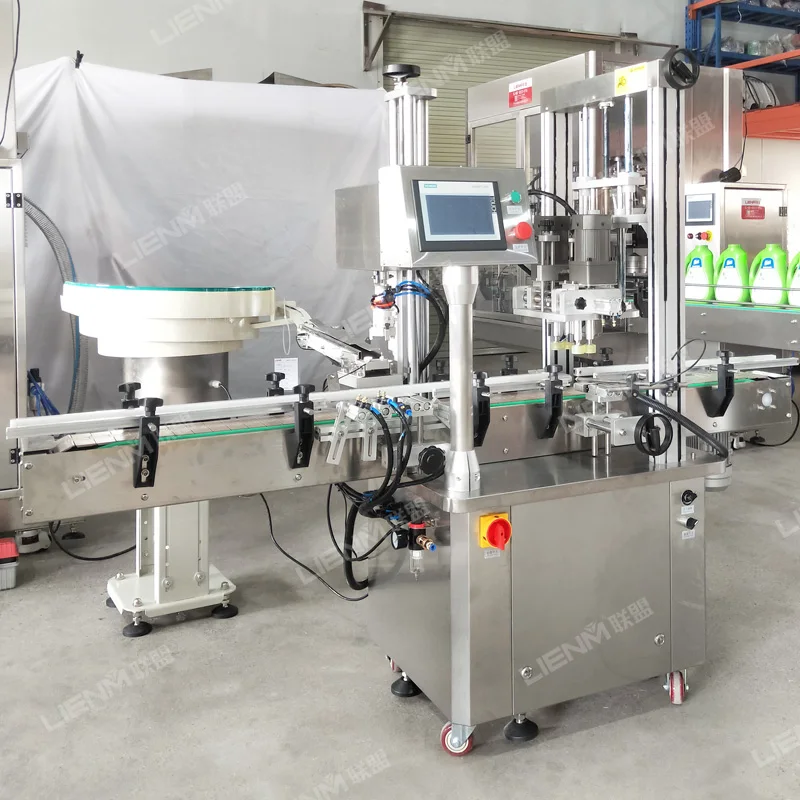 Factory Wholesale Automatic Screw Capping Machine Bottle Cap Tightening ...
