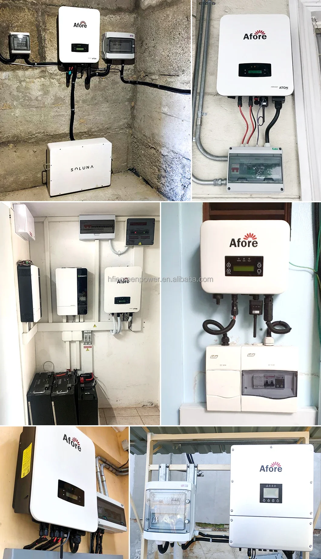 Three Phase Hybrid Solar Inverter 30kw Mppt Hybrid On Grid Tie Power ...